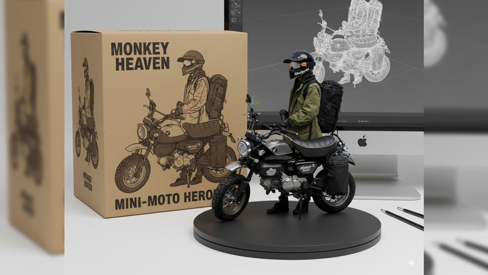 あなたのバイクがフィギュアに！画像生成AI Gemini（nano-banana）を使った画像作成ガイド - MONKEY HEAVEN